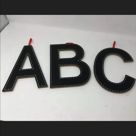 Made for Retail | Other | New Chalkboard Letters Alphabet A B C W ...